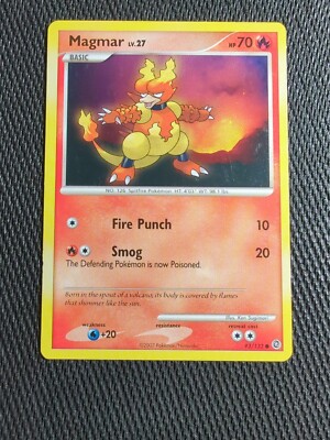 Pokémon TCG Marvelous Magmar Secret Wonders 93/132 Regular Common | eBay