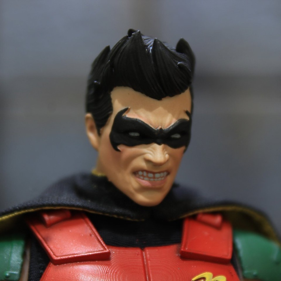 1/10 Custom DC Multiverse Red Robin Tim Drake McFarlane Variants Head ...