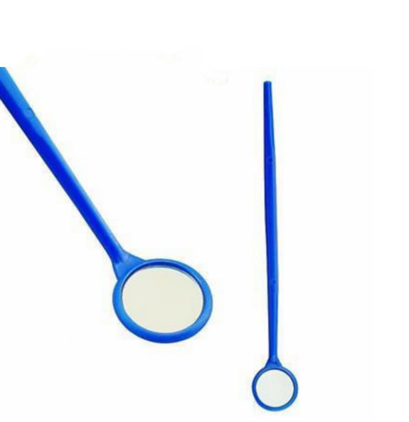 100pcs/bag Dental Disposable Mouth Exam Mirrors Plastic Instrument ...