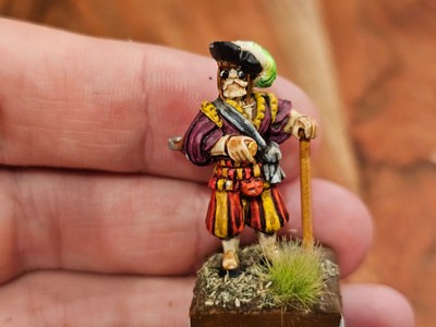 Warhammer Pike and Shotte Landsknechts Officer METAL Well Painted JV339 ...