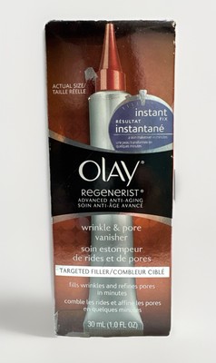 olay regenerist wrinkle & pore vanisher targeted filler 1oz scuffed box ...