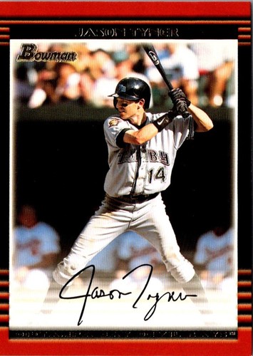 2002 Bowman Jason Tyner #84 Tampa Bay Devil Rays Baseball Card | eBay UK
