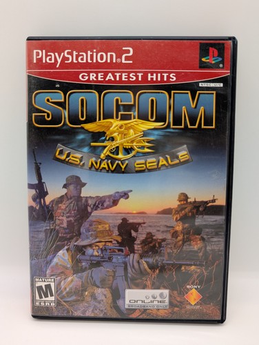 SOCOM: U.S. Navy SEALs (Sony PlayStation 2, 2002) PS2 GOOD W/MANUAL ...