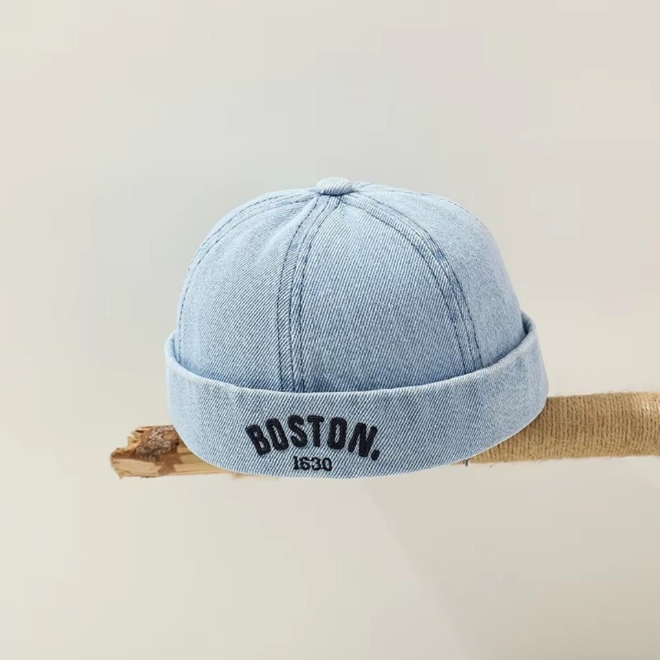 Summer Baby Brimless Hat Adjustable Kids Docker Caps For Infant Boy ...