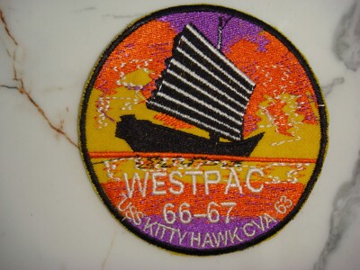 US NAVY AIRCRAFT CARRIER USS KITTY HAWK CVA -63 WESTPAC, VIETNAM WAR ...