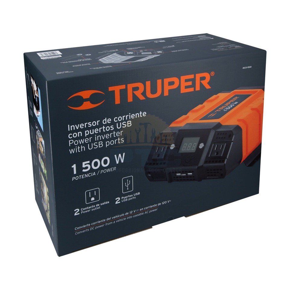 Truper INCO-1500 1500W power inverter | eBay