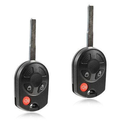 2 For 2012 2013 2014 2015 2016 Ford Escape Fiesta Uncut Car Remote Key ...