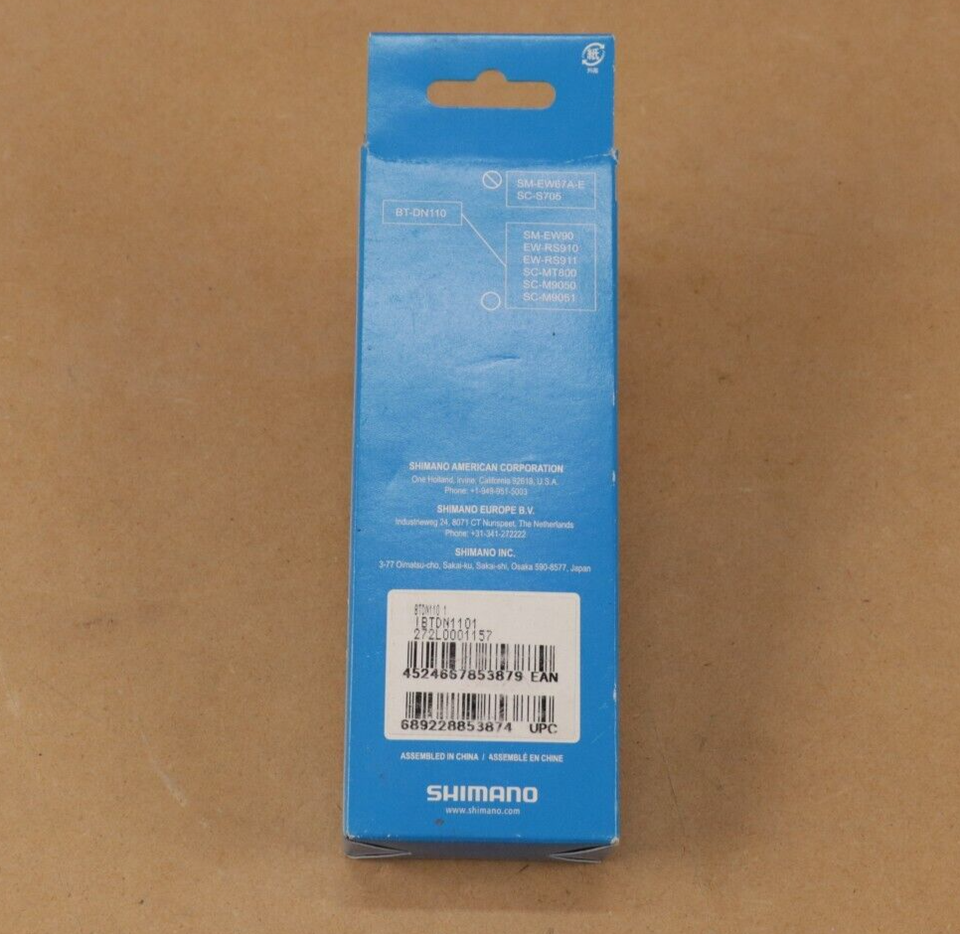 Shimano BT-DN110-1 Di2 Battery Built-In for SM-EW910, EW-RS910, SC ...