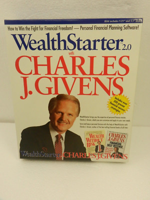 VINTAGE - Wealth Starter - Charles J Givens - both 3.5" & 5.25" FLOPPY ...