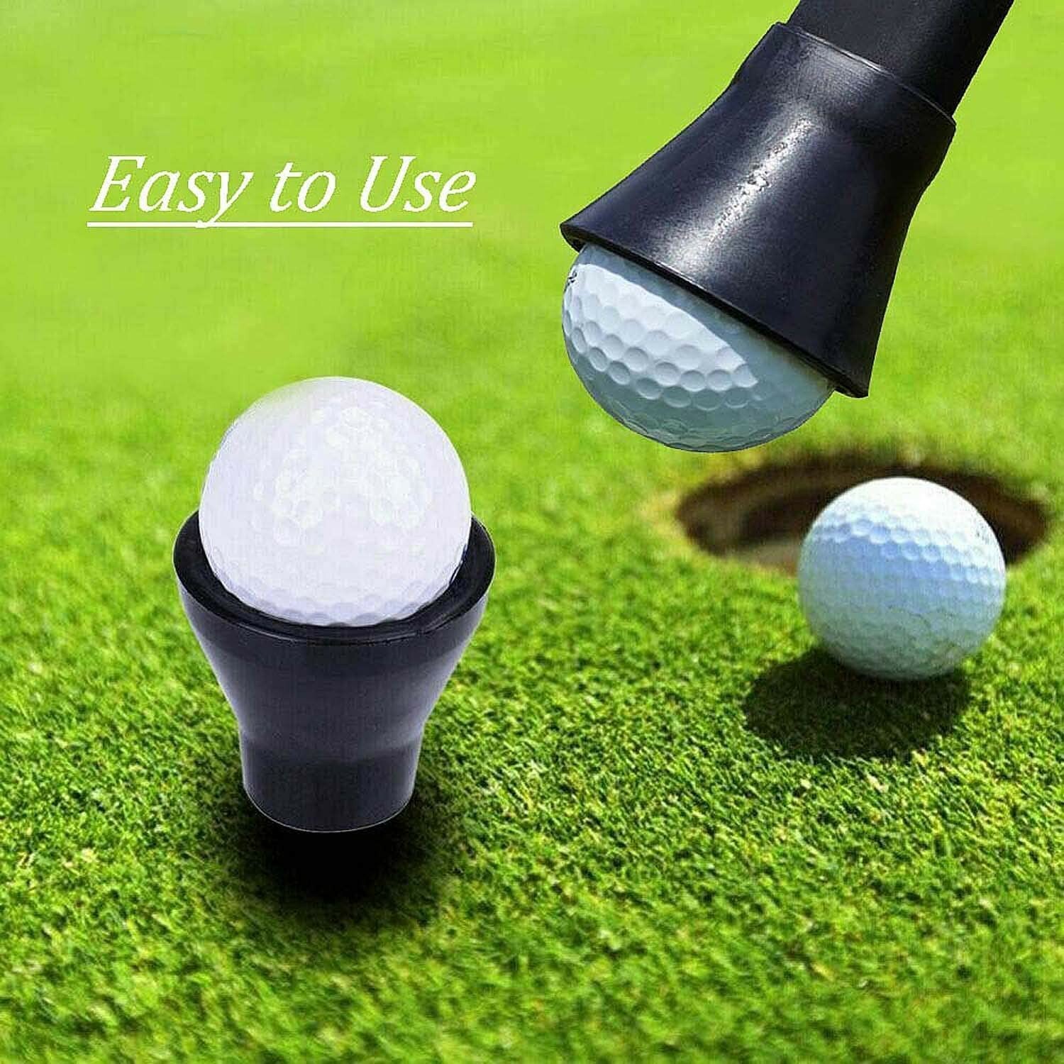 6 Golf Ball Pick Up Suction Cup Picker For Putter Grip Caddy Sucker ...