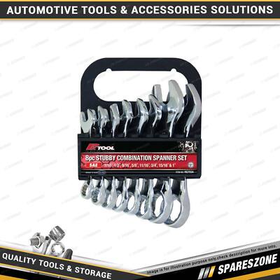 8 Pcs of PK Tool SAE Cr-V Combination Stubby Spanner Set - Multiple ...