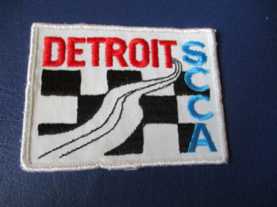 Vintage SCCA Sports Car Club Of America Detroit SCCA Hat Patch 4" | eBay