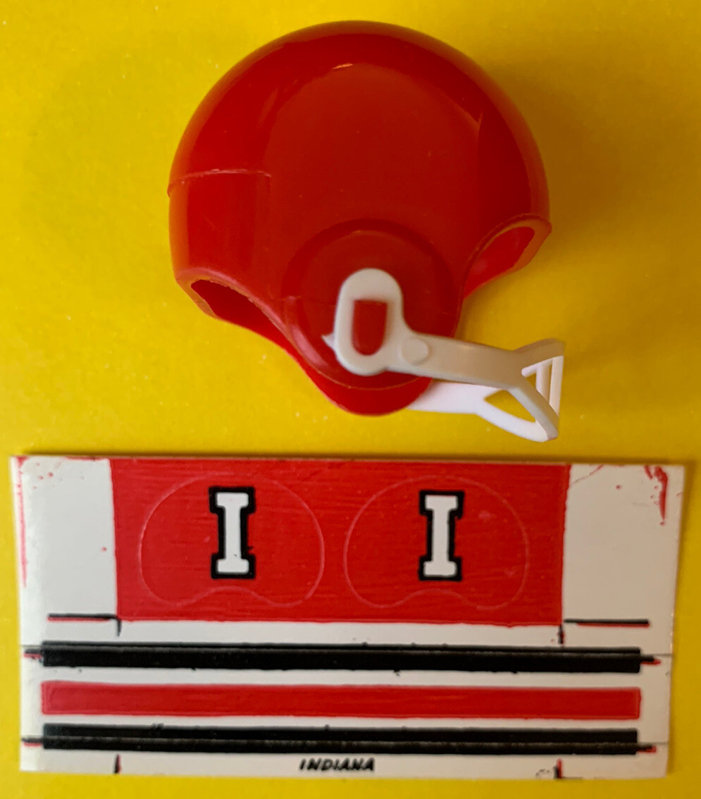 1970 Indiana Hoosiers mini NCAA Vintage gumball football helmet decal ...