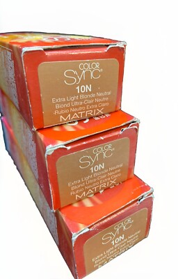 3 matrix color sync 10n extra light blonde neutral distressed box | eBay
