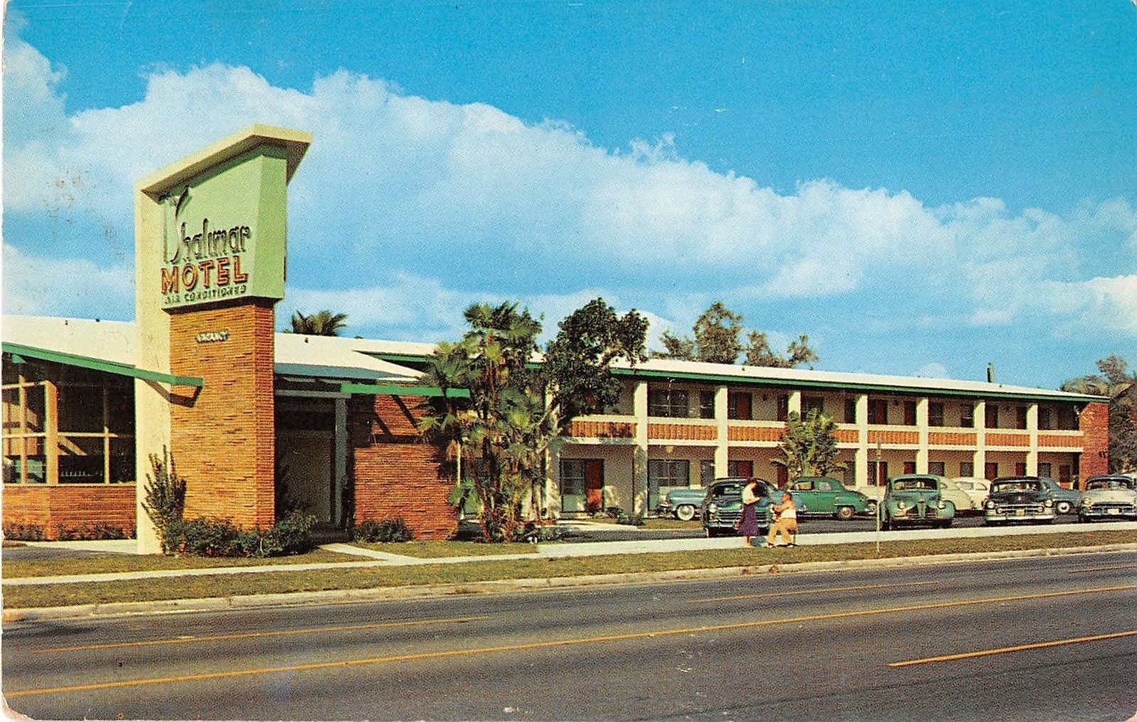 Miami Florida Shalimar Motel Vintage Postcard (J15547) | eBay