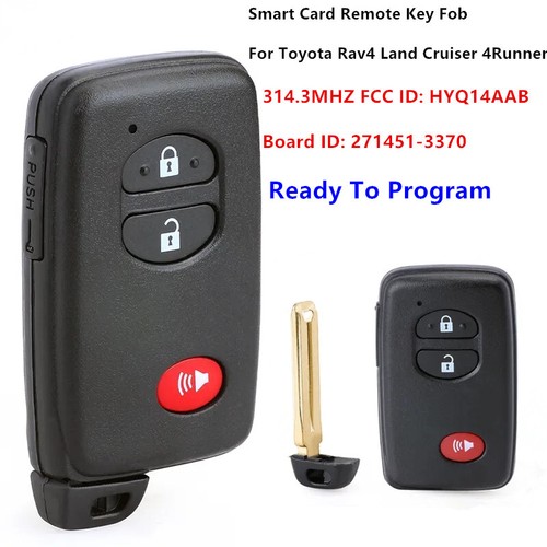 Toyota Rav4 Land Cruiser 4Runner Smart Remote Key Fob | 271451-3370 ...