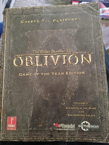 Elder Scrolls IV: Oblivion-GAME OF THE YEAR EDITION Strategy Guide Book ...