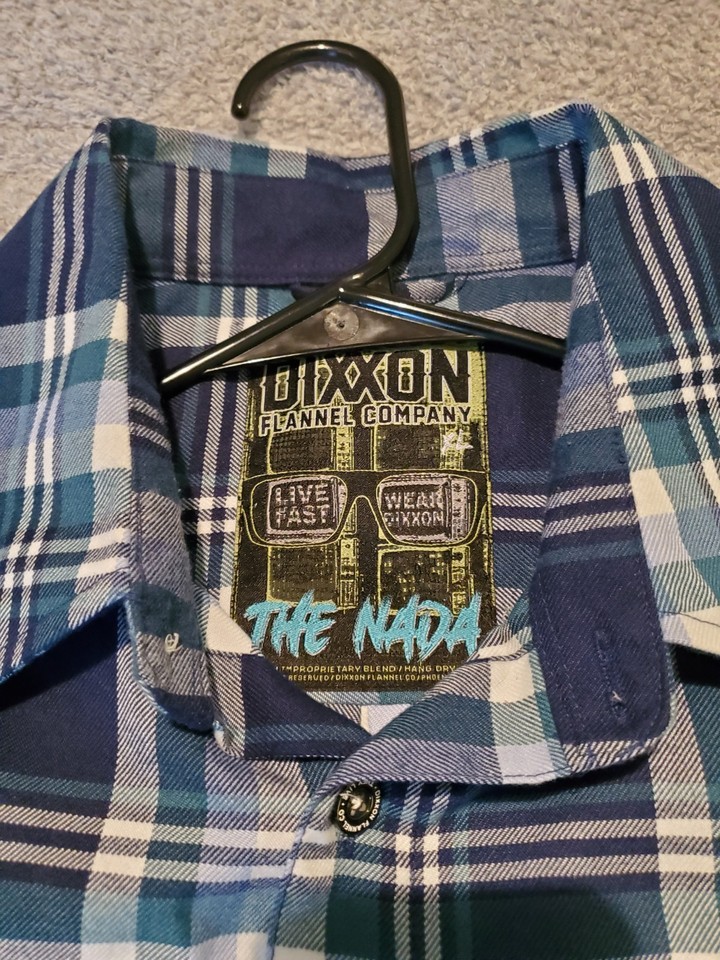 Dixxon Flannel shirt mens XL The Nada They Live Rowdy Roddy Piper ...