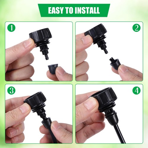 5 Pcs Single Head Drip Irrigation Hose Adapters,Convert 3/4 Inch Female ...
