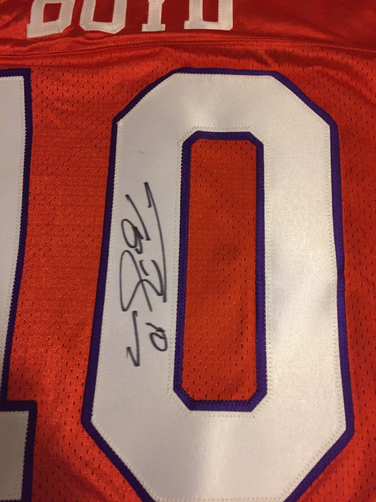 TAJH BOYD SIGNED CLEMSON TIGERS JERSEY | eBay.de