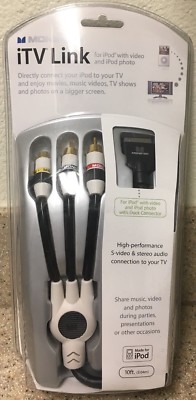 Monster iTV iPod 10 FT (3M) High Performance S-Video Stereo TV ...