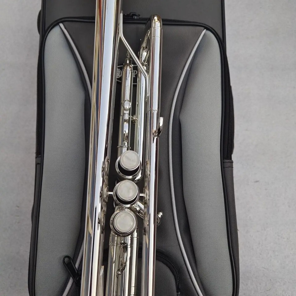 JUPITER 700q Trumpet B-flat brass nickel plated trumpet instrument ...