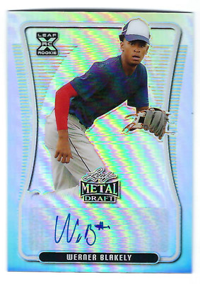 WERNER BLAKELY 2020 LEAF METAL DRAFT XRC ROOKIE SILVER AUTO | eBay