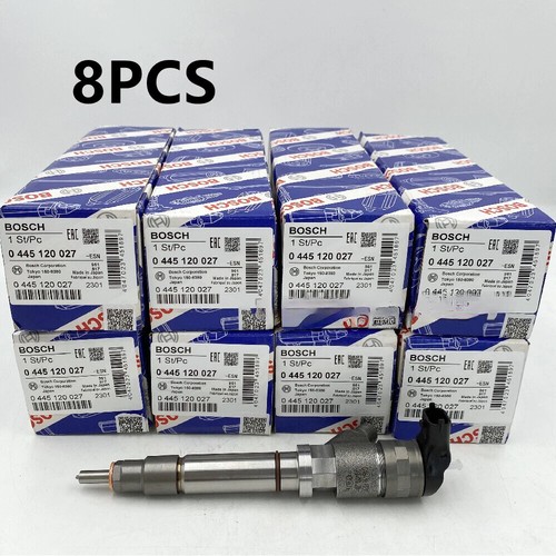 8X 0445120027 Bosch Fuel Injector for 2004.5-2005 Chevrolet GMC 6.6L ...