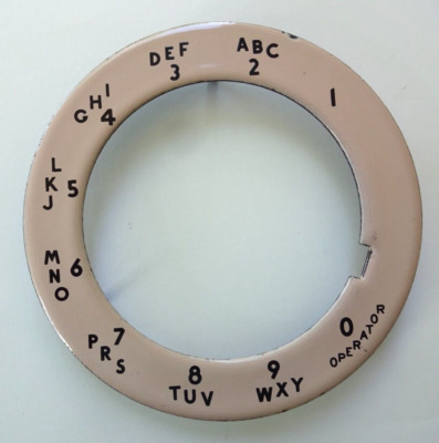 3 slot payphone Northern Electric Original porcelain Dial plate | eBay