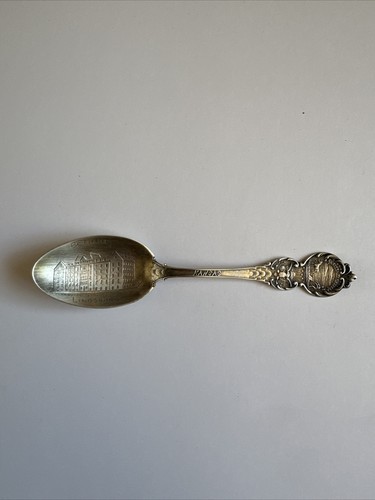 Vintage Kansas Sterling Silver Souvenir Spoon Bethany Lindsborg 5 ...