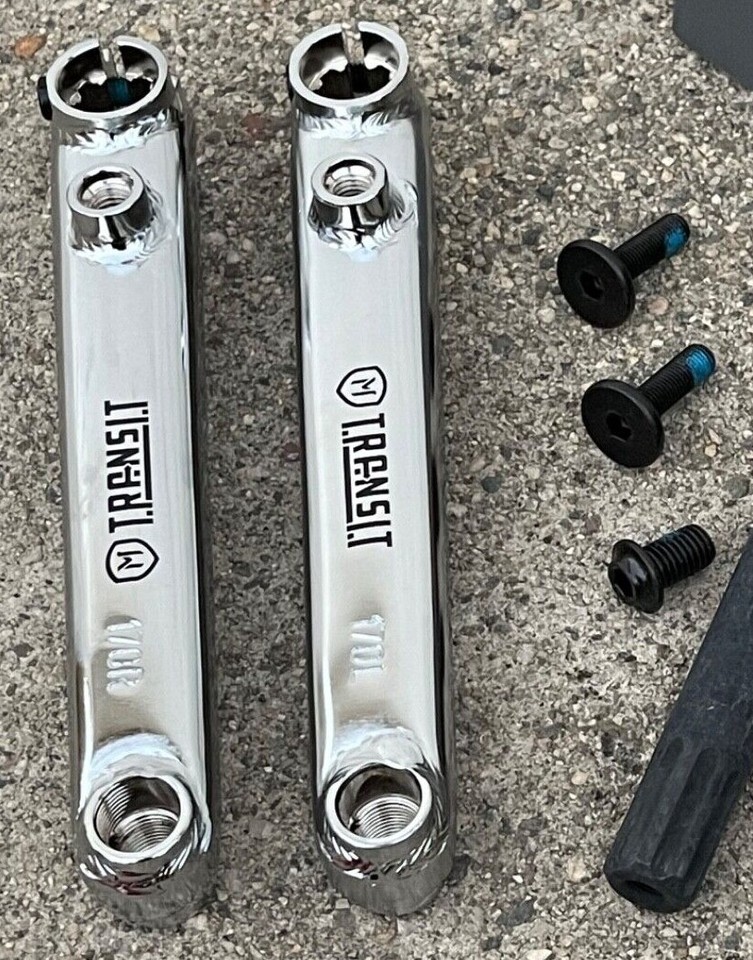 MISSION TRANSIT V2 CRANK 3 PIECE BMX CRANKS FIT CULT SUBROSA KINK ...