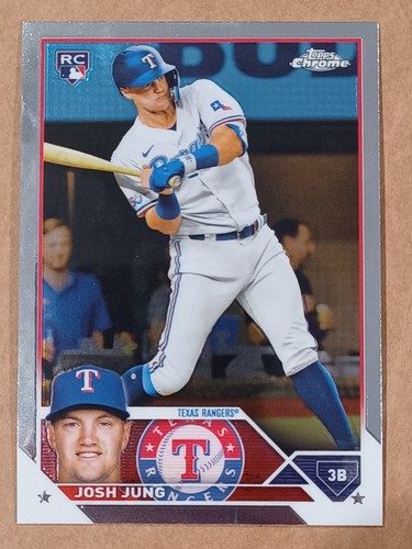 2023 Topps Chrome JOSH JUNG Base #93 Rookie RC TEXAS RANGERS | eBay