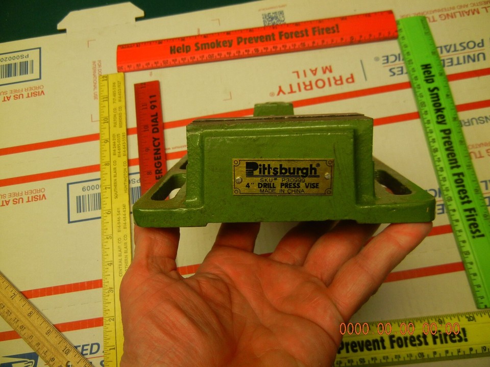 NEW PITTSBURGH 4" JAW CAPACITY DRILL PRESS VISE P30999 | eBay