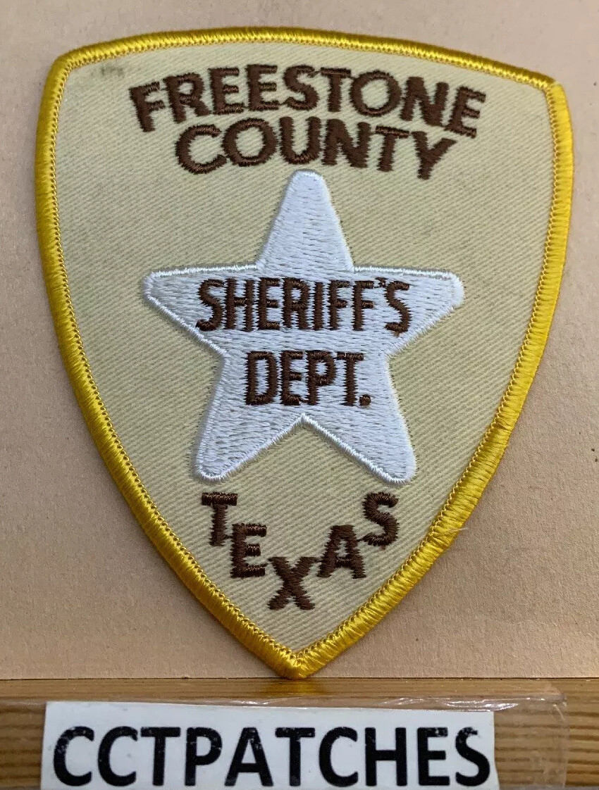 FREESTONE COUNTY, TEXAS SHERIFF (POLICE) SHOULDER PATCH TX | eBay