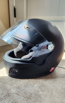 Conquer Snell SA2015 Approved Full Face Auto Racing Helmet Medium | eBay