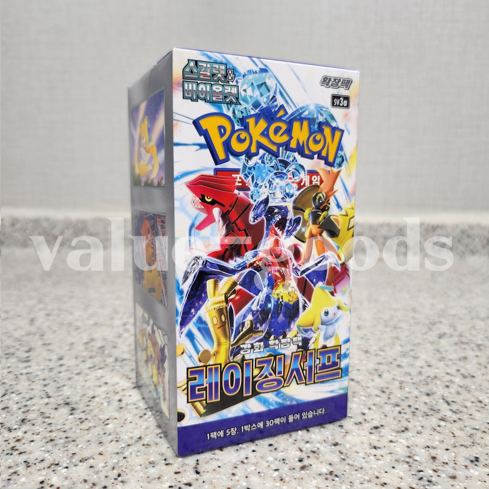 Pokemon Cards Scarlet & Violet Raging Surf sv3a Booster Box Korean ver ...