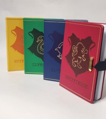 Harry Potter Hogwarts House Notebook Set Diary & Notepad Collection ...