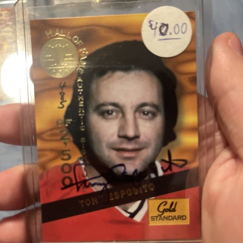 1994 Signature Rookies Gold Standard HOF Autographs #7 Tony Esposito ...