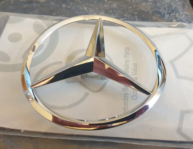 Mercedes-Benz a Class A177 Genuine OE Gloss Black Rear Star Badge ...