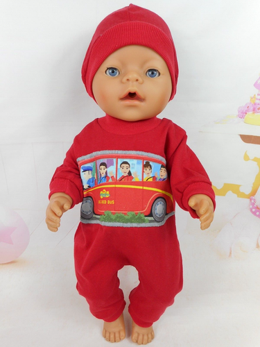 Dolls clothes for 17" BABY BORN~REBORN DOLL~THE WIGGLES BIG RED BUS ...
