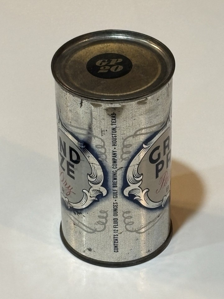 Grand prize beer can flat top can - Vanity lid - Two sided logo ...