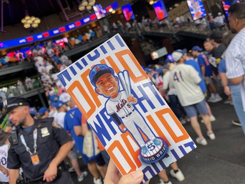 NY METS DAVID WRIGHT BOBBLEHEAD SGA RETIREMENT NUMBER #5 HOF 7/20/2025 ...