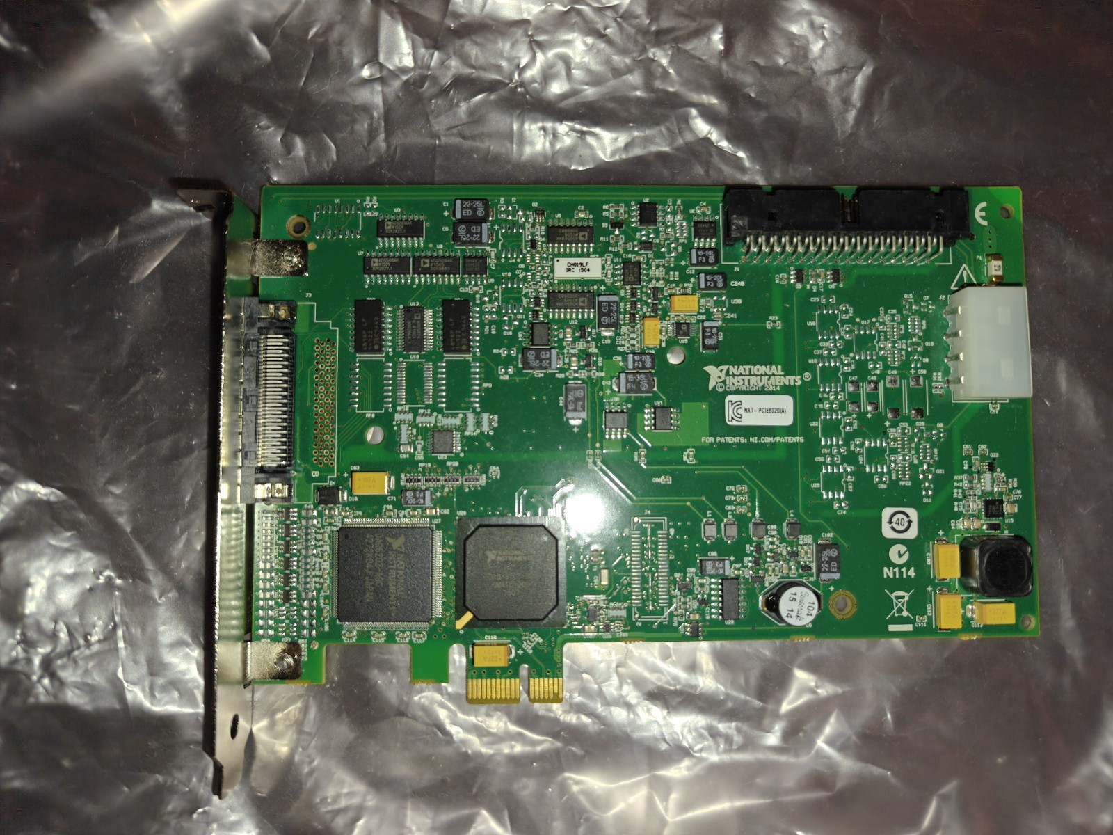 National Instruments PCIe-6320 X Series NI DAQ Card Multifunction