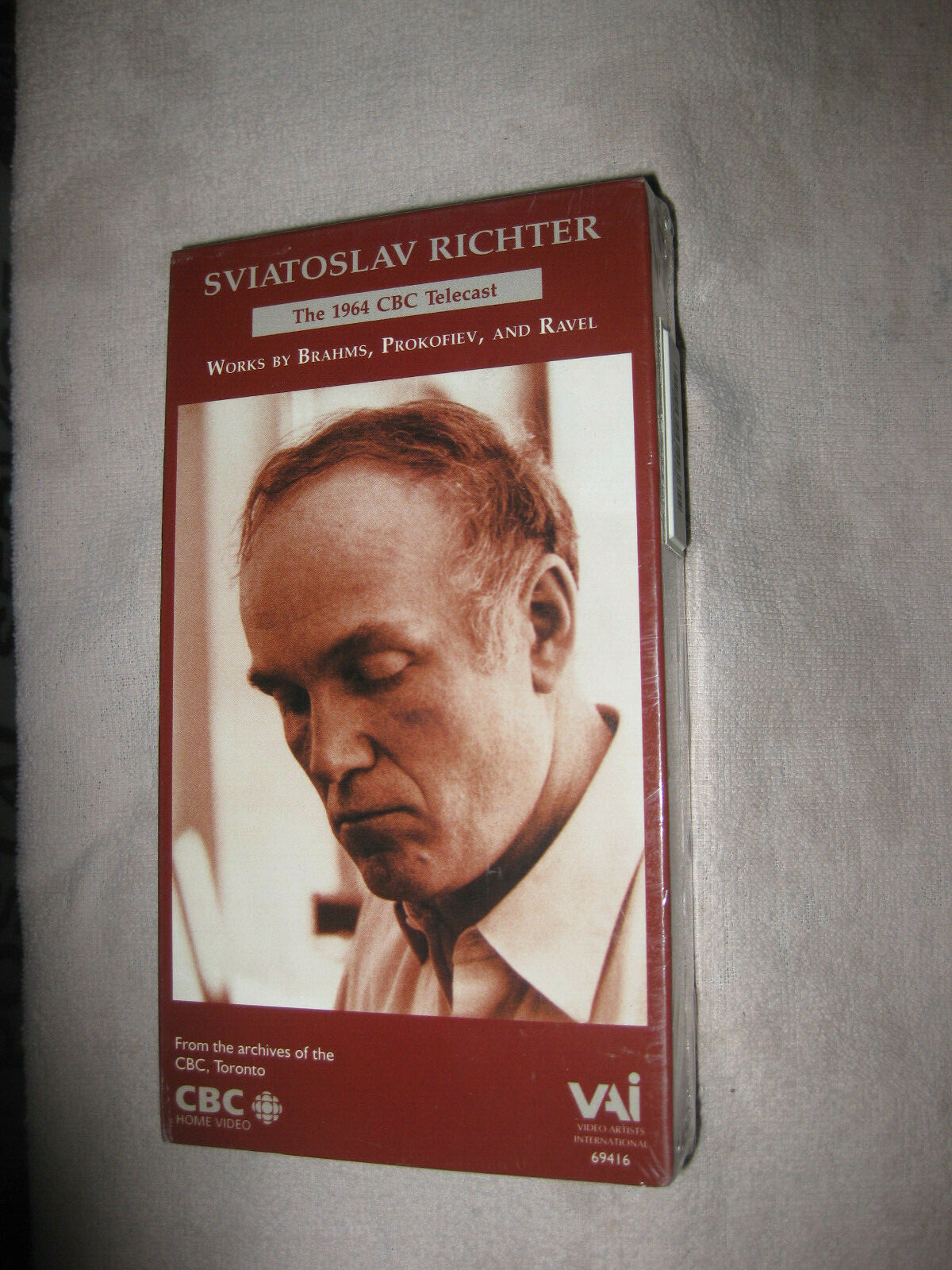 Sviatoslav Richter - The 1964 CBC Telecast (VHS) video NTSC sealed NEW ...