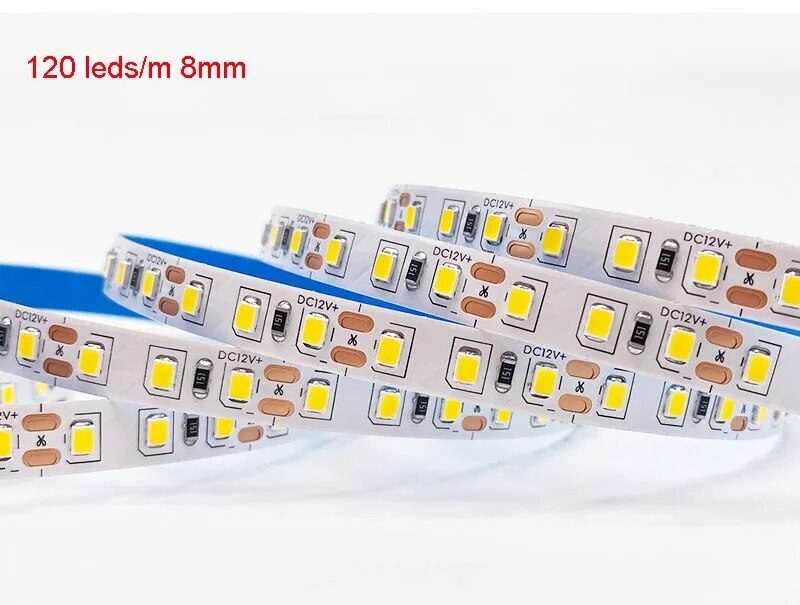 5m LED Double Row Flexible Strip 120 leds/m 240leds/m 360 leds/m 480 ...