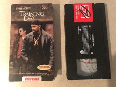 Training Day (VHS, 2002) Denzel Washington, Ethan Hawke 85392196234| eBay