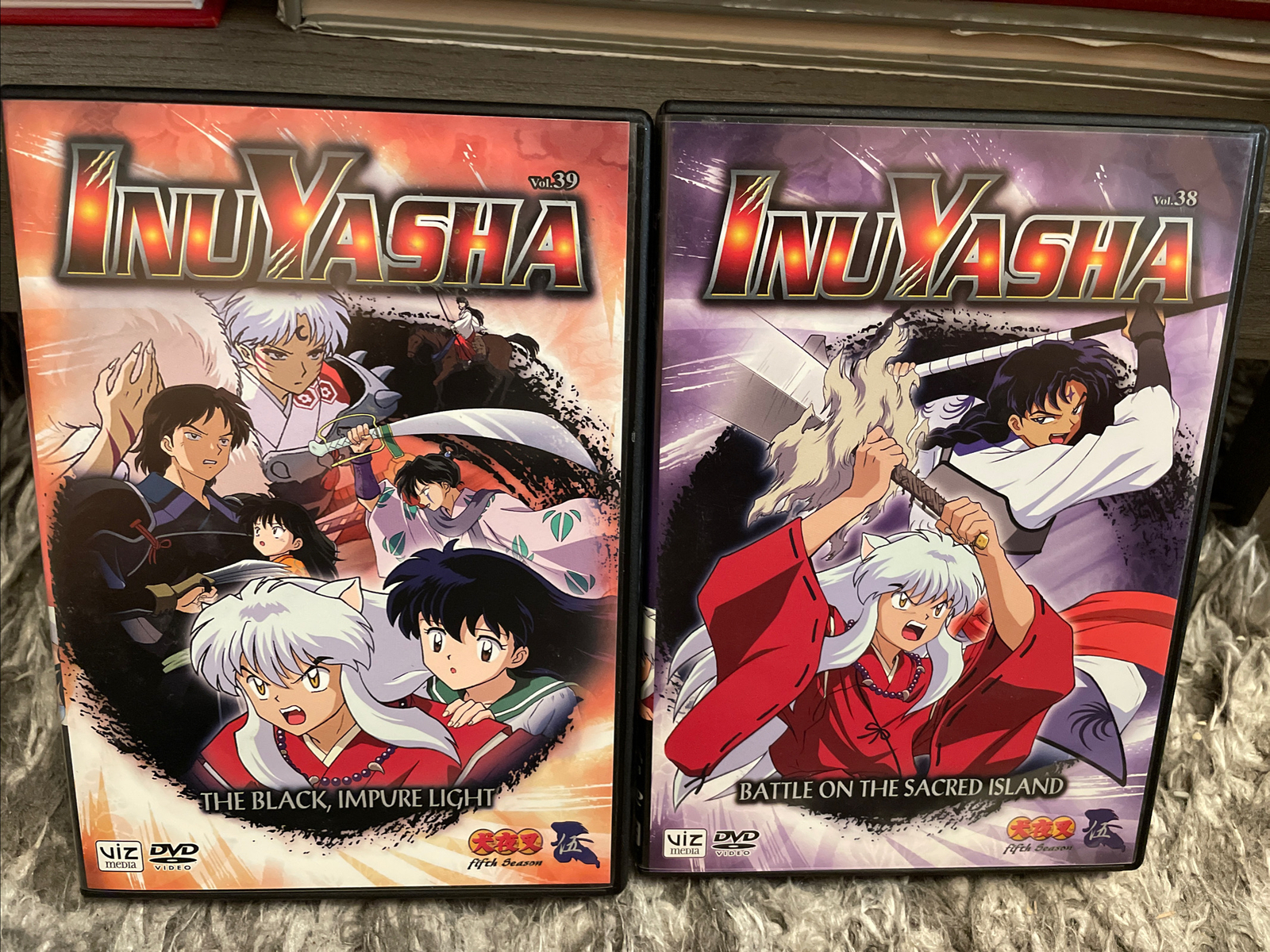 Lot of 10 InuYasha DVD Seasons 1-3 The Movie 2-4 Affections Accross ...