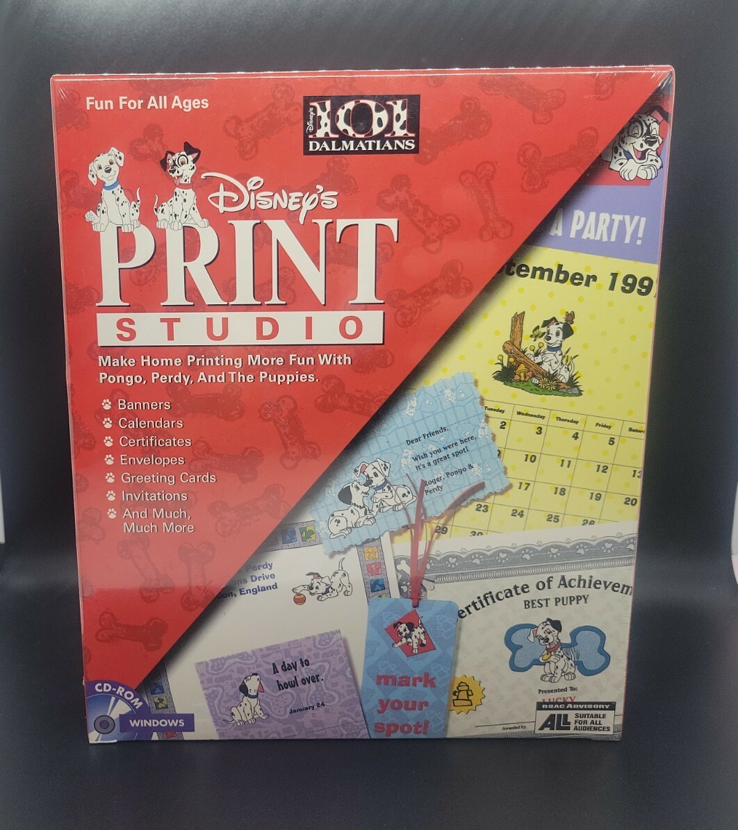 Disney's 101 Dalmatians Print Studio (PC, 1997) New & sealed ...