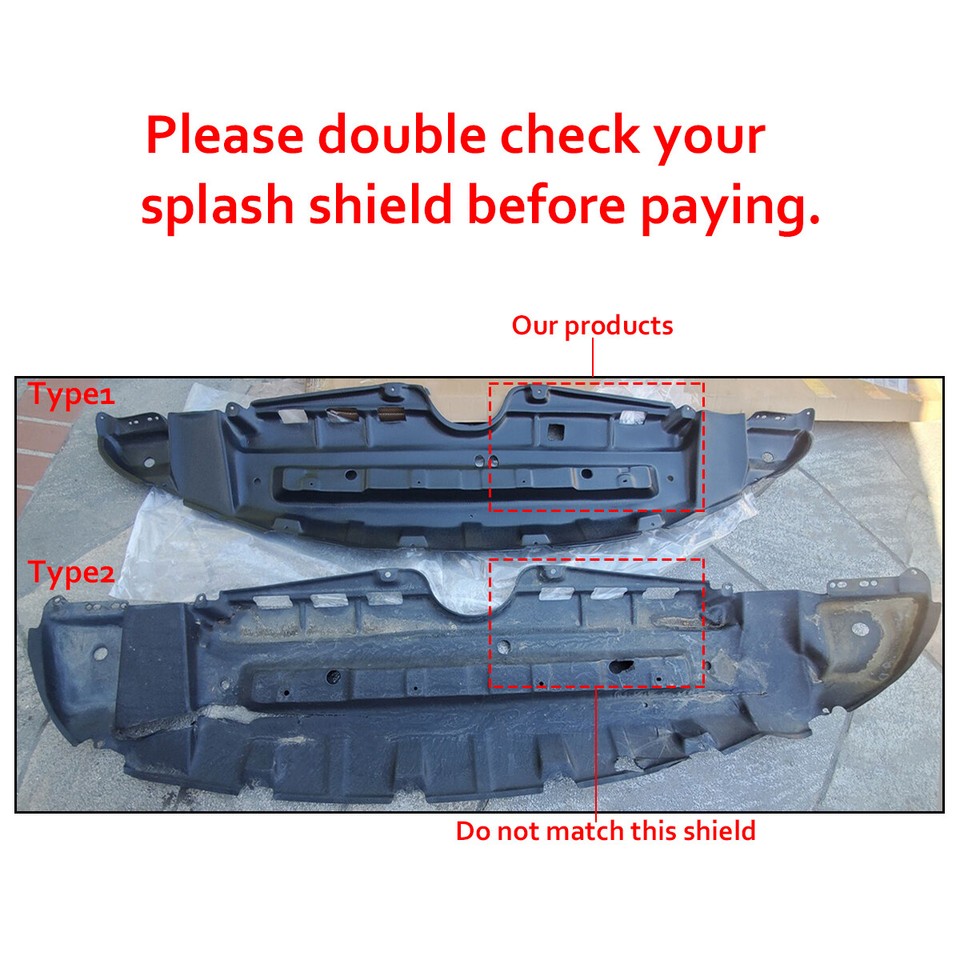 Front Engine Splash Shield Under Cover For Toyota Sienna Van TO1228174 ...