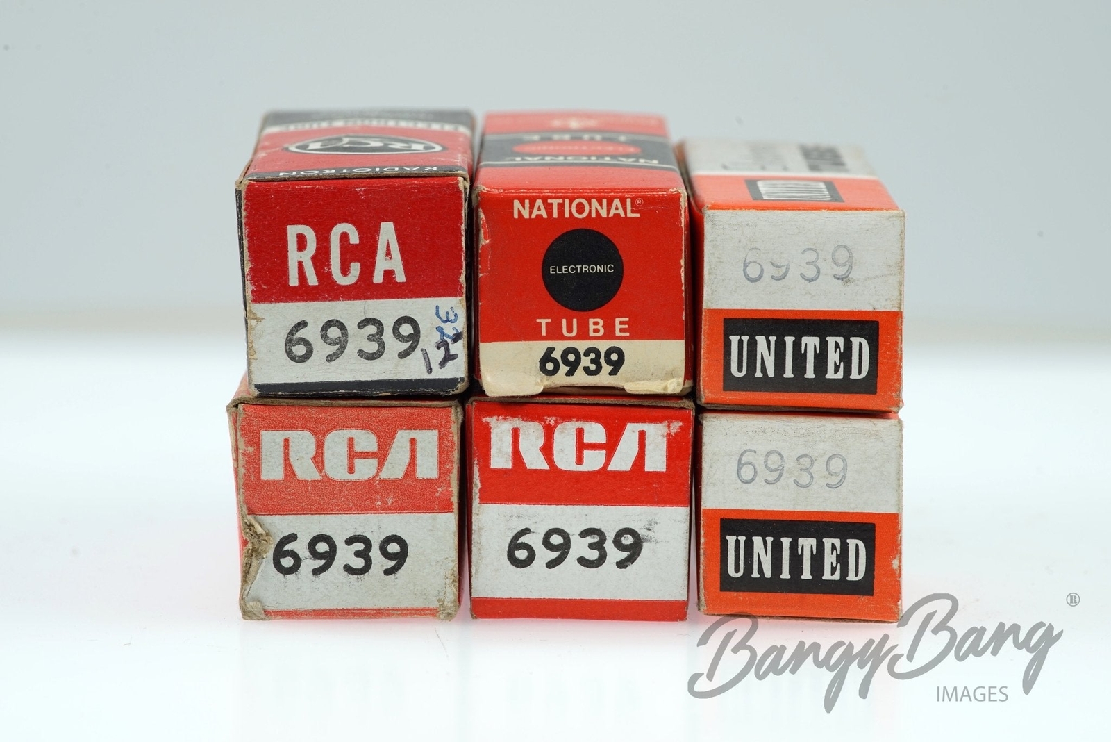 6 Vintage Mix 6939 Noval VHF Transmitting Dual Tetrode- Bangybang.tube ...